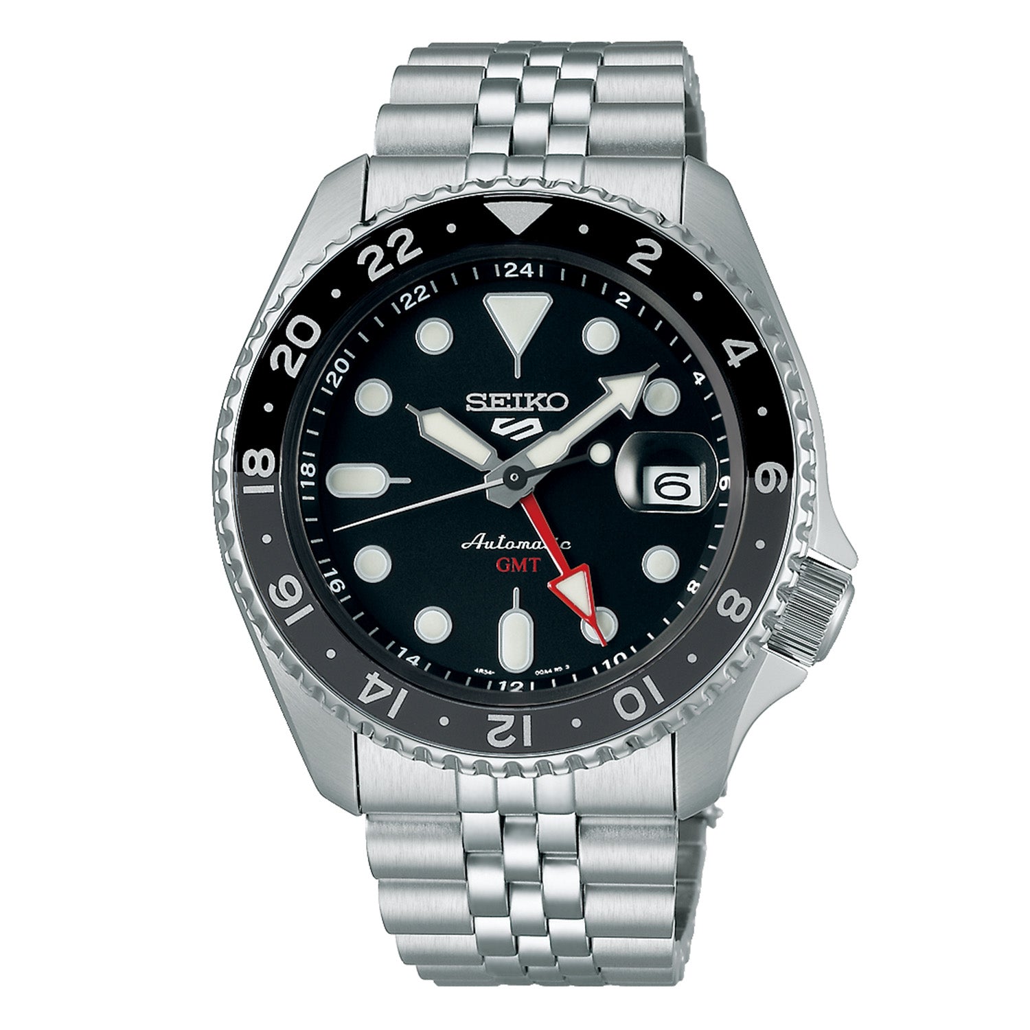 Seiko 5 Sports 'Black Grape' GMT SKX Re-Interpretation Mens Watch SSK0